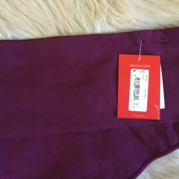 SPANX | Intimates & Sleepwear | Spanx Thong Panty Plum Berry Many Sizes ...